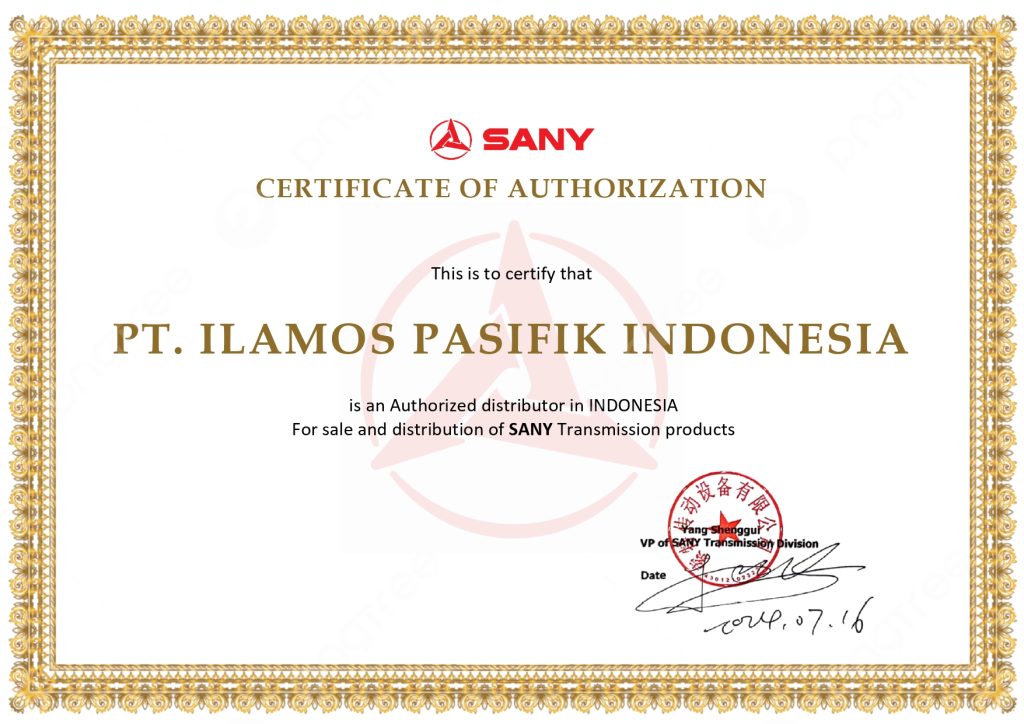 Sany – PT. Ilamos Pasifik Indonesia